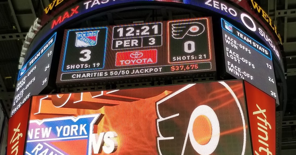 The Clapper Family Chronicles: NY Rangers v. Philadelphia Flyers ...