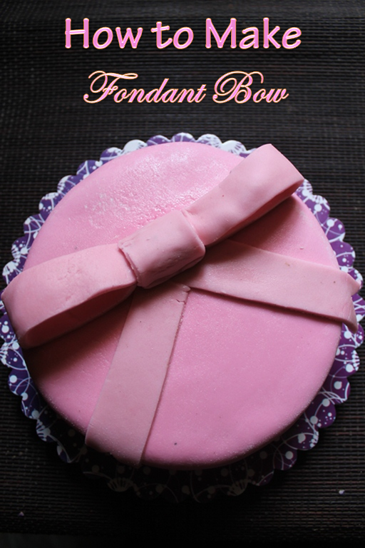 How to make Fondant Bow for Decorating Cakes - Fondant Bow Tutorial ...