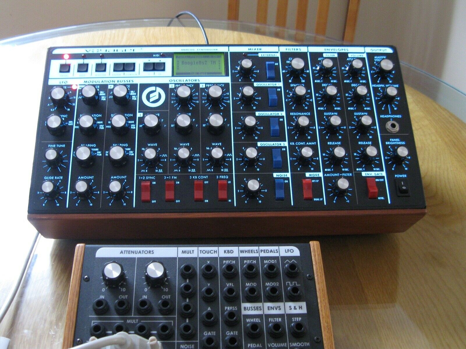 MATRIXSYNTH: MOOG RACK Minimoog Voyager RME synthesizer and VX-351 Expander