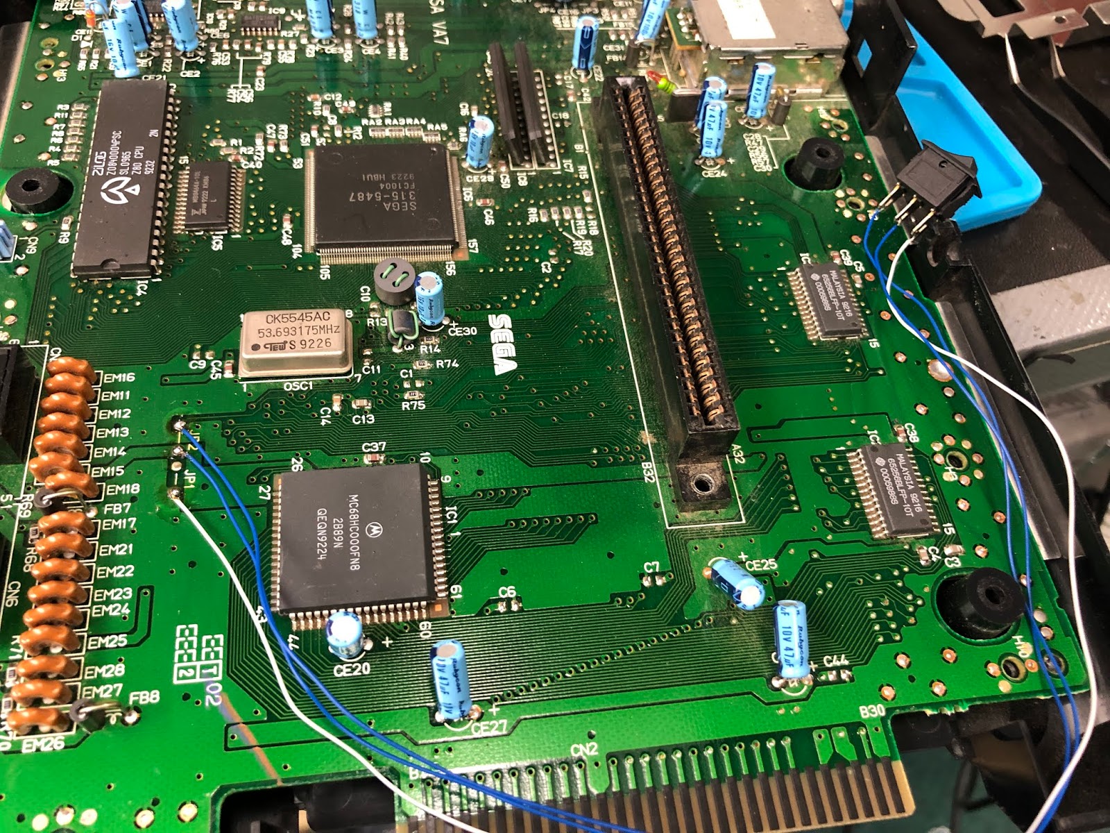 TurboPico Tech: Sega Genesis Model 1 VA6 VA7 Region Mod