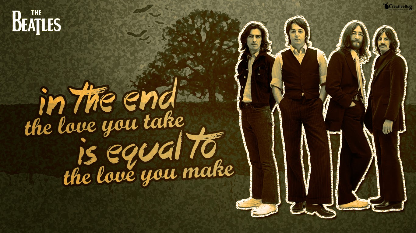The Beatles -Quote Wallpaper