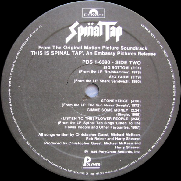 Vintage Stand-up Comedy: Spinal Tap - This Is Spinal Tap 1984