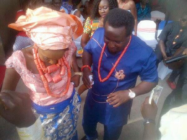 Photos: Comedian Dan D' Humurous weds radio presenter girlfriend