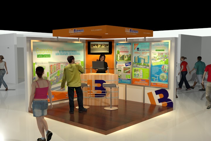 RENDERS: Diseño de Stand Comercial
