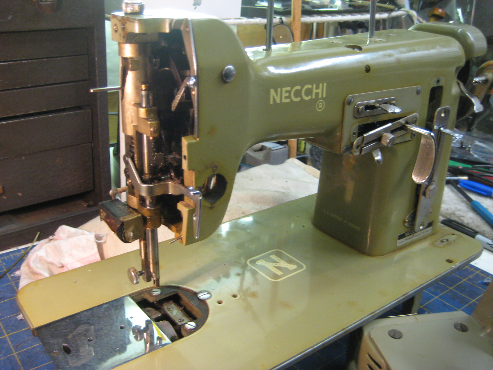 MI Vintage Sewing Machines: Necchi BU Mira (1954)