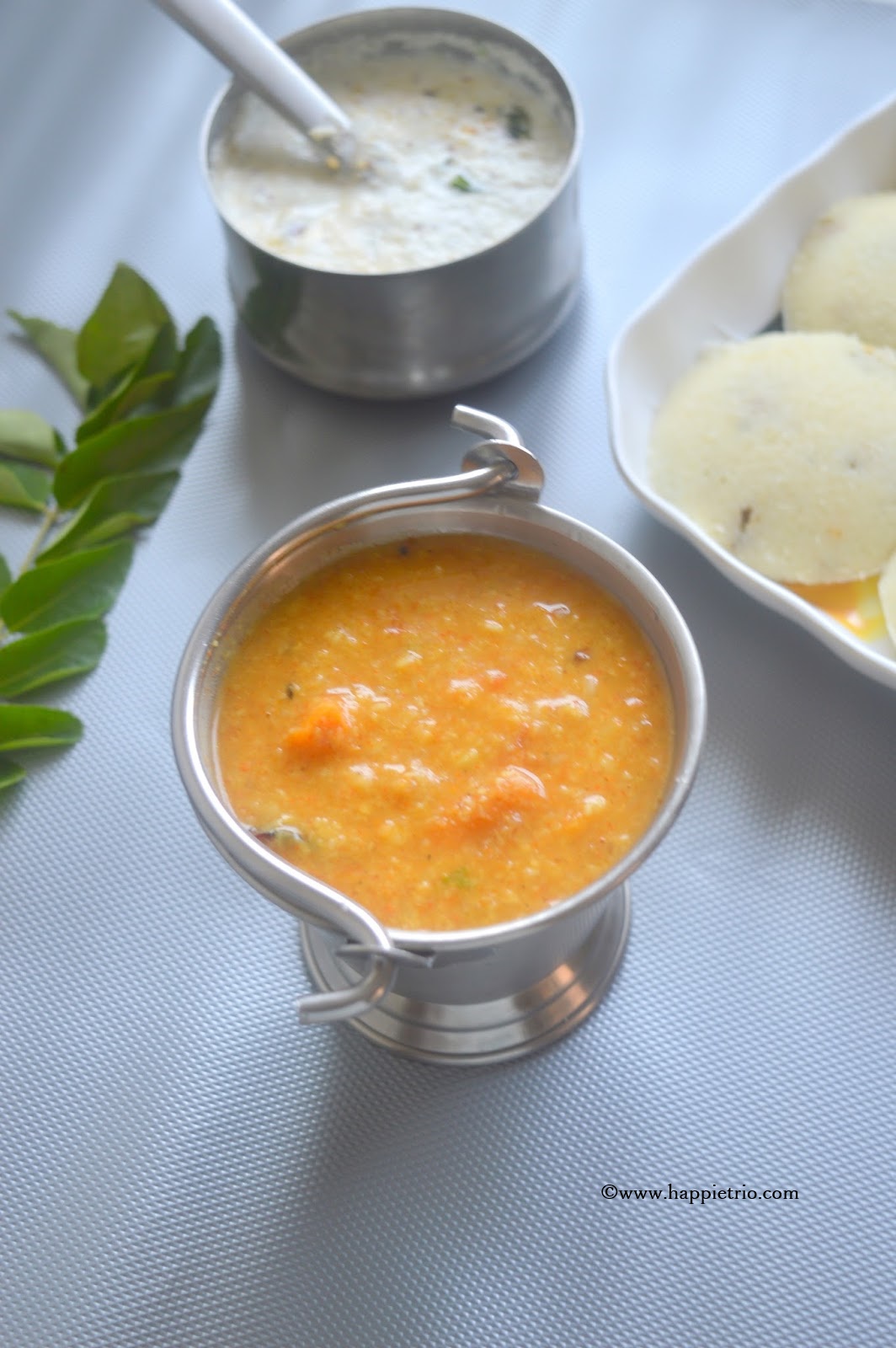 Tiffin Sambar Recipe | Moong Dal Sambar ~ Cook with Sharmila