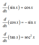 TrigCheatSheet.com: Calculus - Derivatives and Integrals
