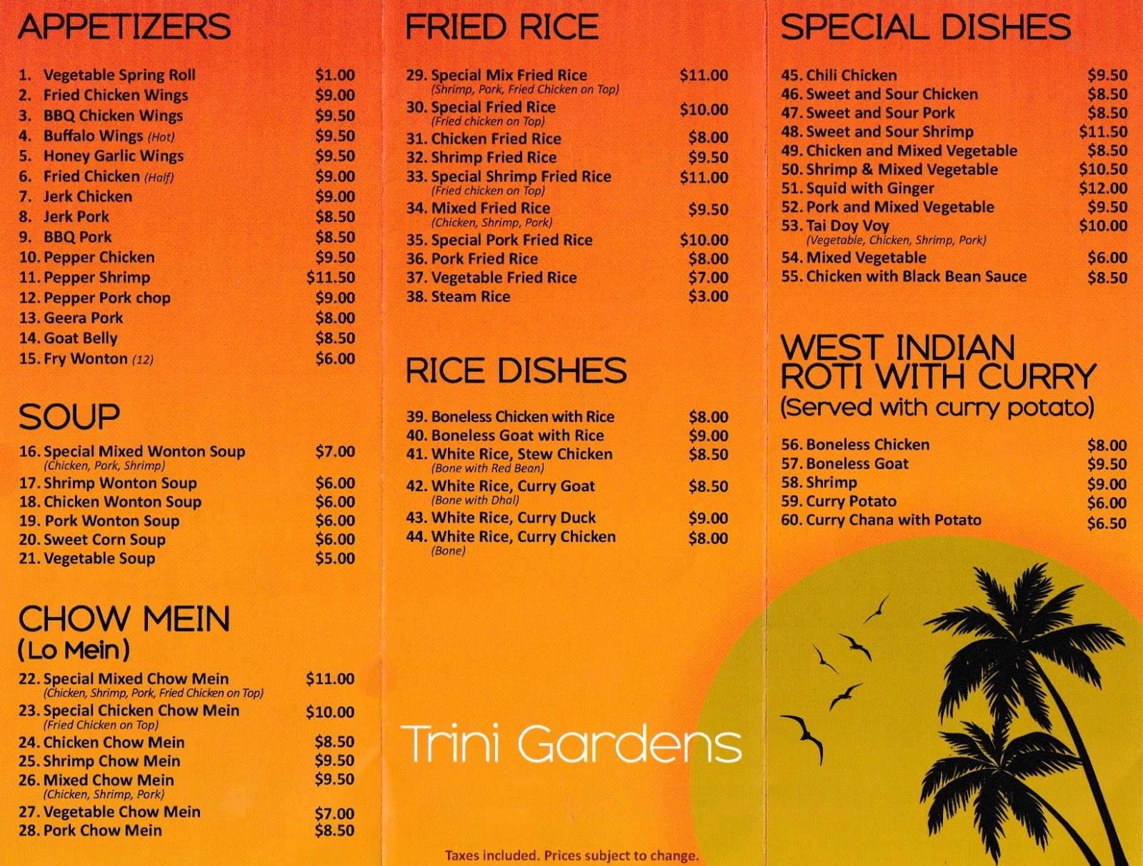 The Left Chapter: Trini Gardens Brings Excellent West Indian - Chinese ...