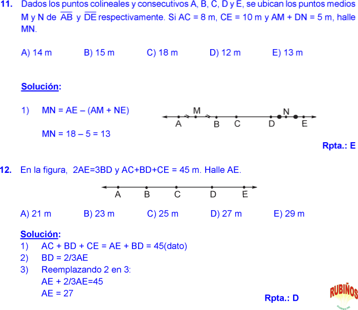 Segmentos problemas resueltos