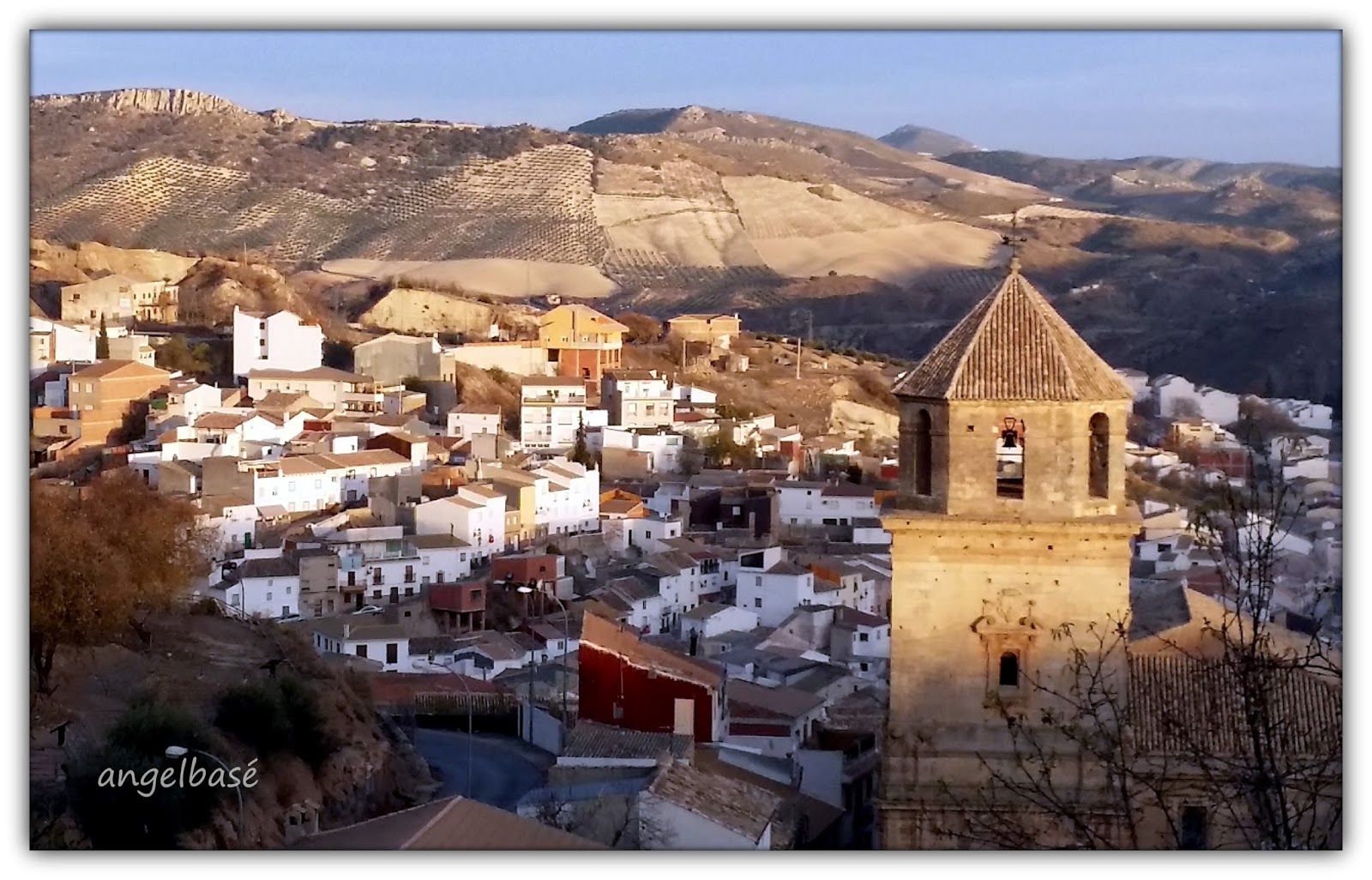 FOTOGRAFÍAS DE ANGEL DEL MORAL "angelbasé" HUELMA (Jaén): PANORÁMICA DE ...