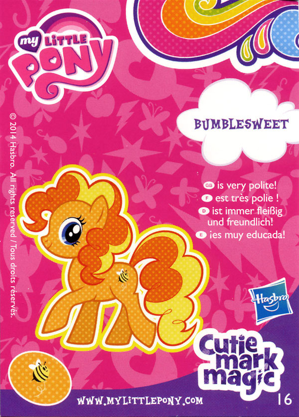 MLP Bumblesweet Blind Bag Cards | MLP Merch