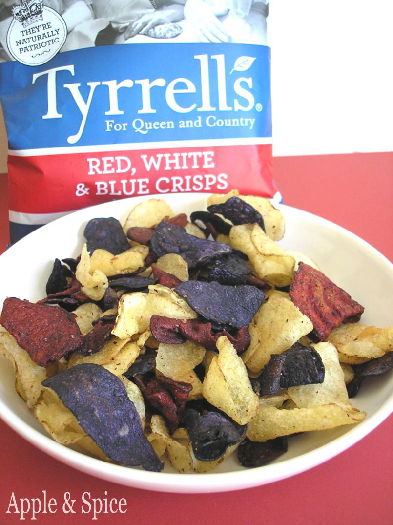 Apple & Spice: Red, White & Blue Crisps!