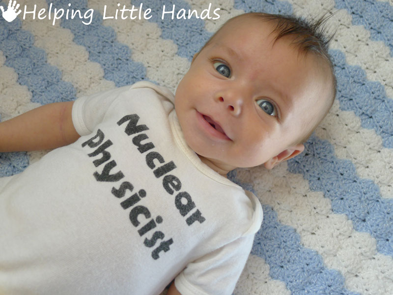 Pieces by Polly: Nuclear Physicist - Radioactive Baby Nerdy Outfit