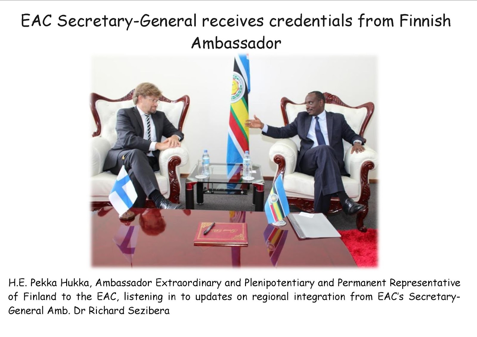 HE CARETH FOR YOU: AMBASSADOR (Dr) RICHARD SEZIBERA HAS DONE US PROUD