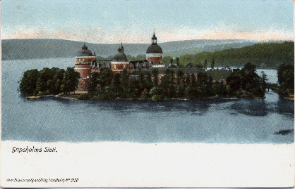 Axel Eliassons Konstförlag postcards: Gripsholm Slott