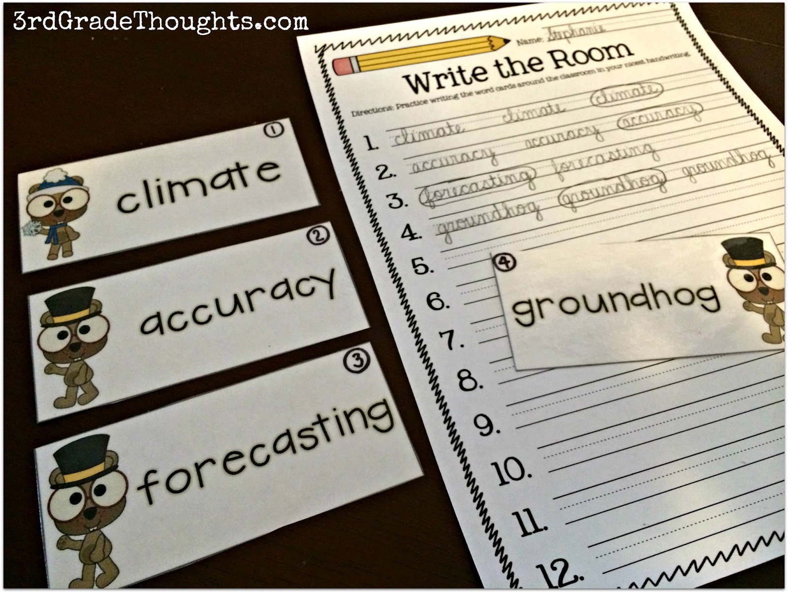 Writing Groups: Handwriting + Freebie | 3rd Grade Thoughts