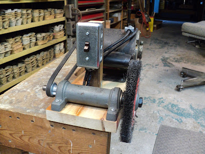 Rouge River Workshop: Painting A Wire Wheel Machine