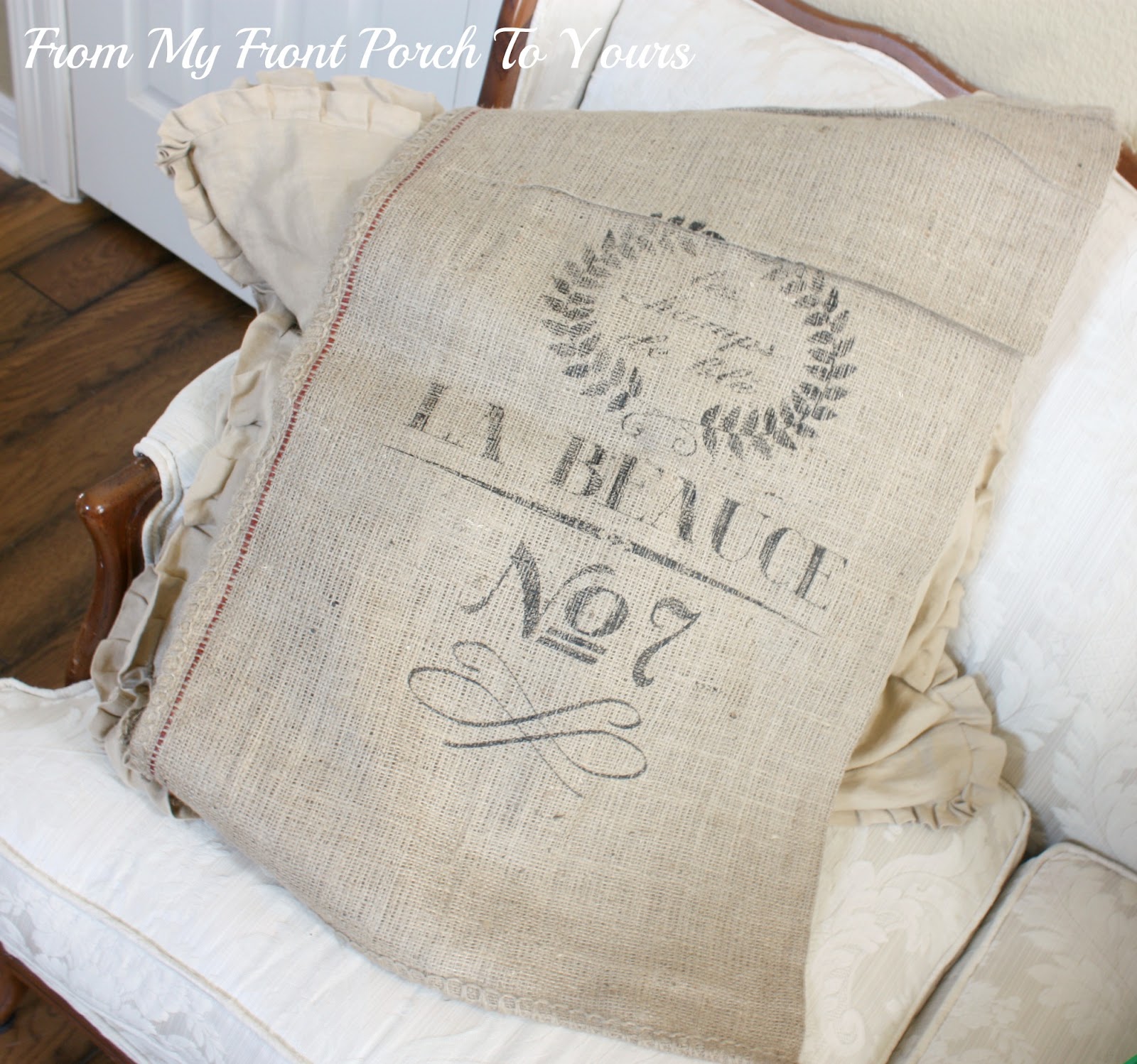From My Front Porch To Yours: Burlap Grain Sacks, Charles Faudree, & a ...