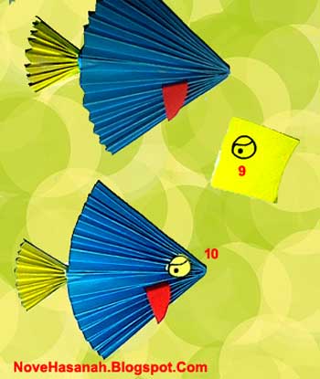 Contoh Prakarya Anak : Ikan Kertas