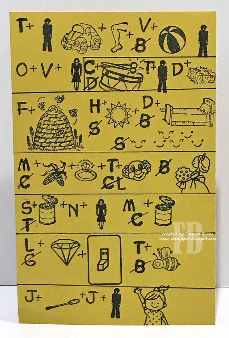 StampOwl's Studio: Rebus - Songs by the Seekers