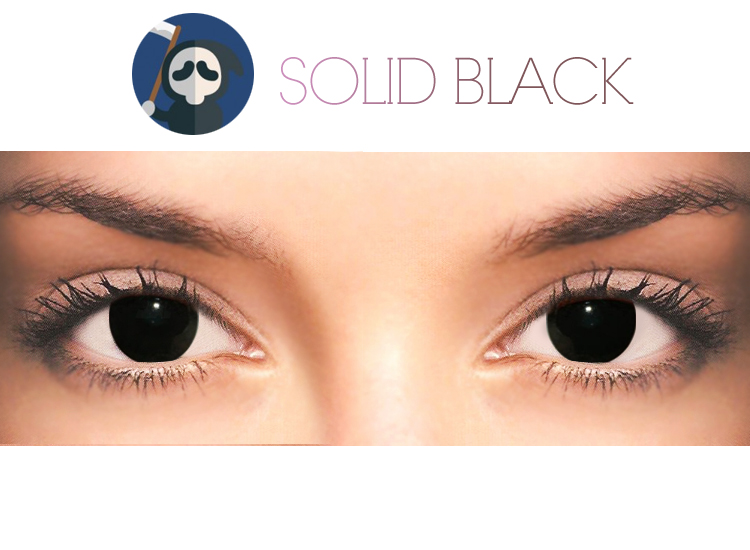 Colored Contact Lenses: NEED TO IMPROVE YOUR COSTUME? BLACK CONTACT ...