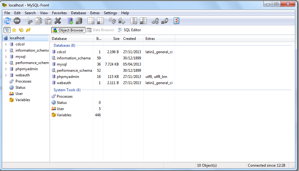 Tutorial Menggunakan Mysql- Front - Web Tutorial