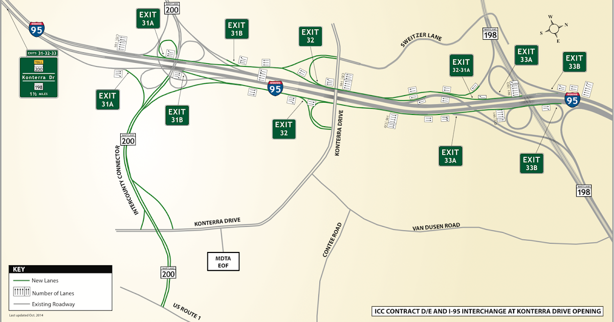 Autumn Walk @ Emerson: Final Stretch of Intercounty Connector Opens ...