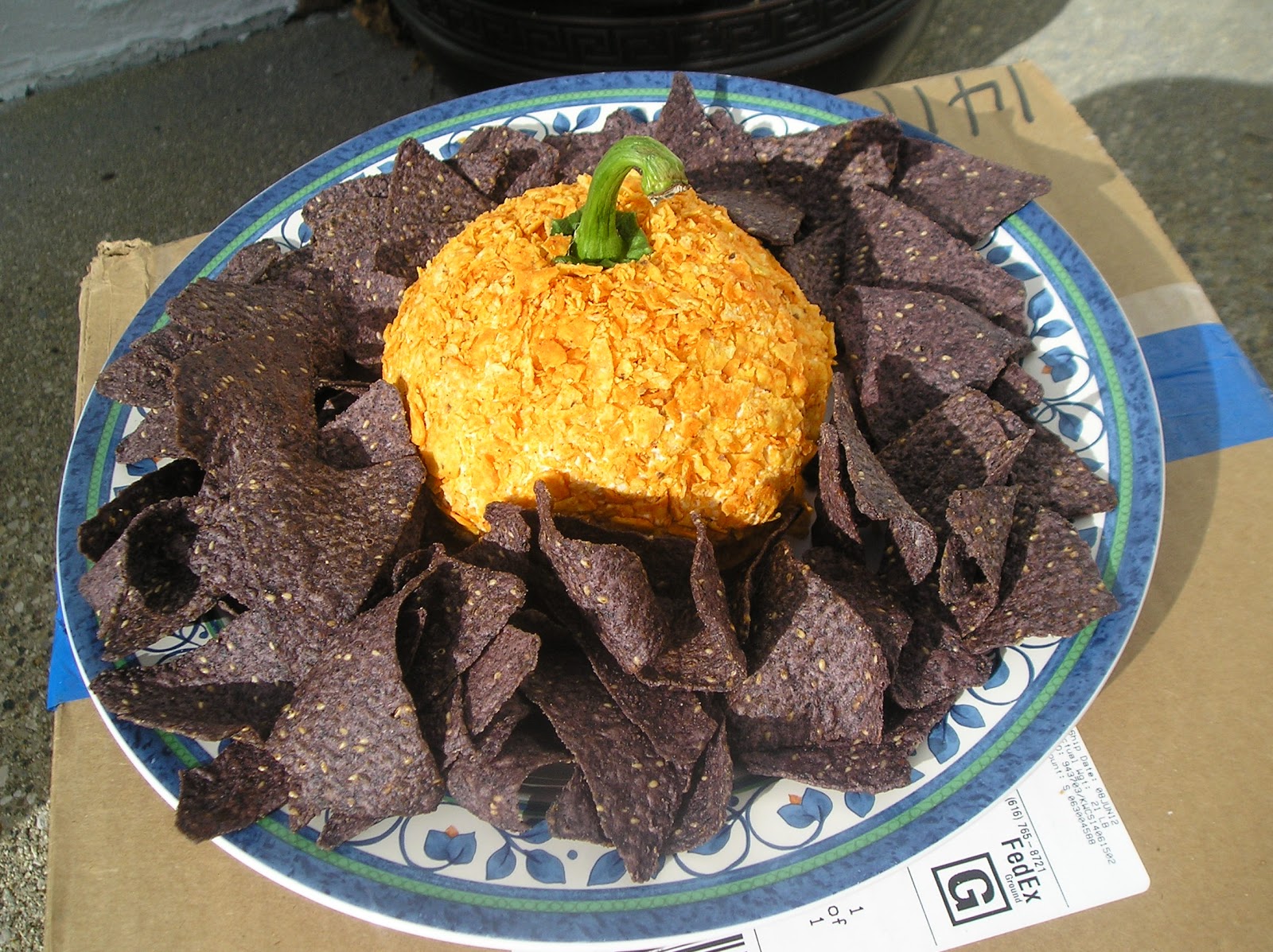 Pumpkin Nacho Cheese Ball ~ Edesia's Notebook