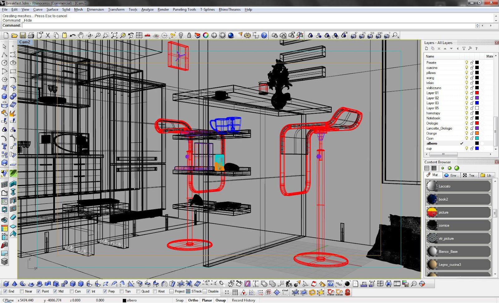 Rhino'school_Italy: Thea Render