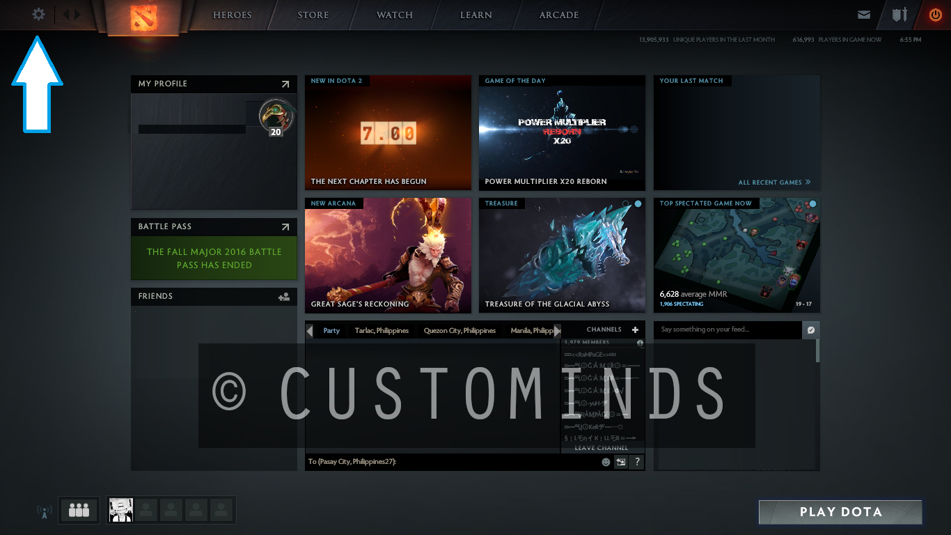 Enable DOTA 2 Game Console ~ Custominds