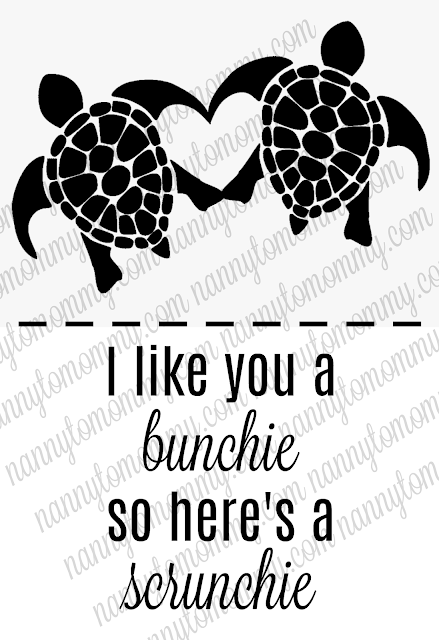 "I Like You a Bunchie, so Here's a Scrunchie" - Trendy DIY Valentine ...