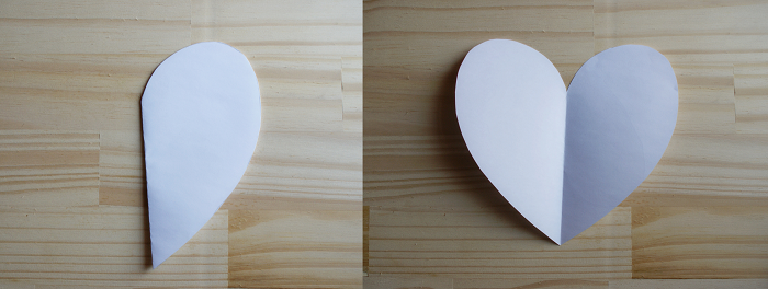 DIY HANGING HEART-TREE CARDBOARD DECORATION | Francine's Place