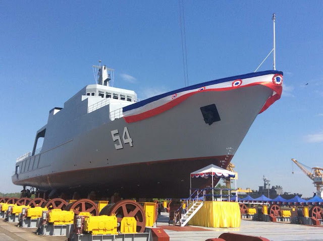 DEFENSE STUDIES: Myanmar Navy Release New Offshore Patrol Ship