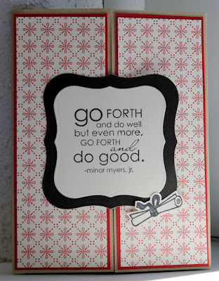 Amethystcat Designs: Stamping with Seleise: Graduation Gatefold