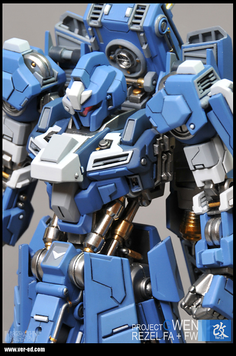 GUNDAM GUY: Project Gwen Ver.Ed 1/144 ReZEL FA+FW - By Ver.Ed [Part II]