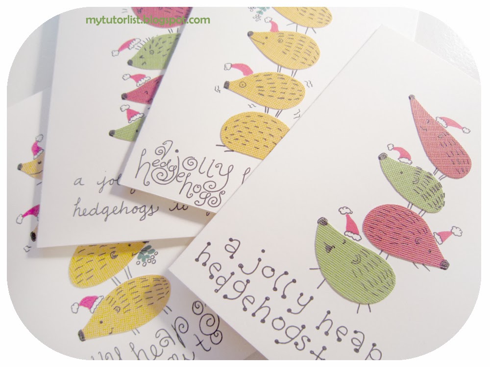 A Jolly Heap of Hedgehogs Card Tutorial : Behind Mytutorlist.com