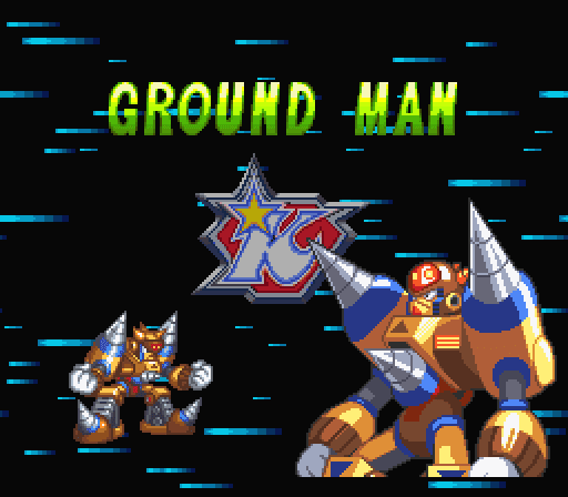 ROCKMAN & FORTE BOSS 06.鑽地人(Groundman) - RMMH洛克人回憶之館