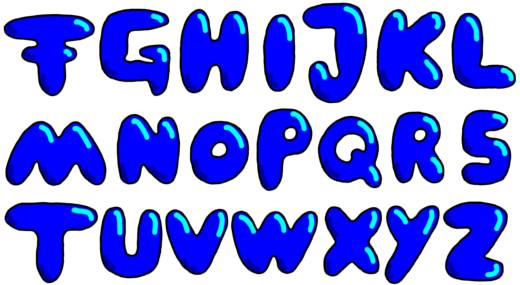 Grafity Tawur Bubble Letters Grafity Tawur Bubble Letters