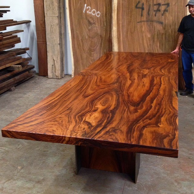 Tropical Exotic Hardwoods: Look at this Parota table!