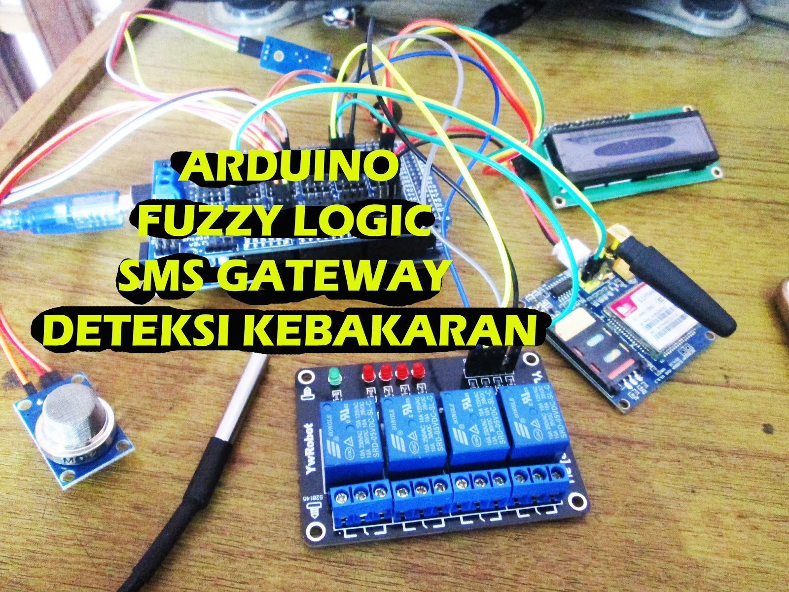 .: Membuat Alat Deteksi Kebakaran / ASAP / GAS Arduino FUZZY LOGIC ...