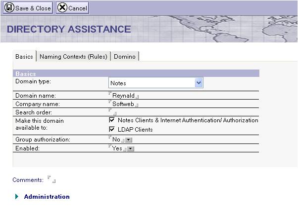 Learning Experience: How to set up domino directory assistance