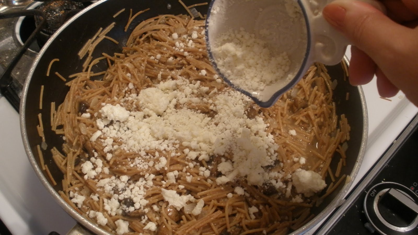 Cook with Sara: Portobello Spaghetti Risotto