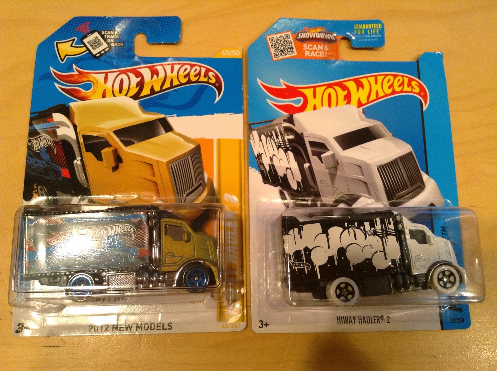 JULIAN'S HOT WHEELS BLOG: Hiway Hauler 2 (2012 and 2015 Mainline Version)