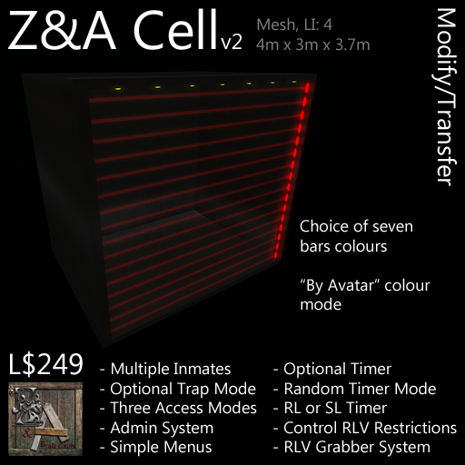 Z&A Productions: Z&A SciFi Cell (Bars Brig)