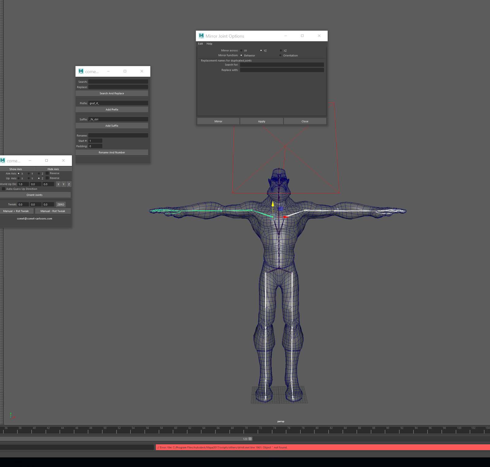 Blake Bauer 3D Modeling II & Animation: Rigging in Maya