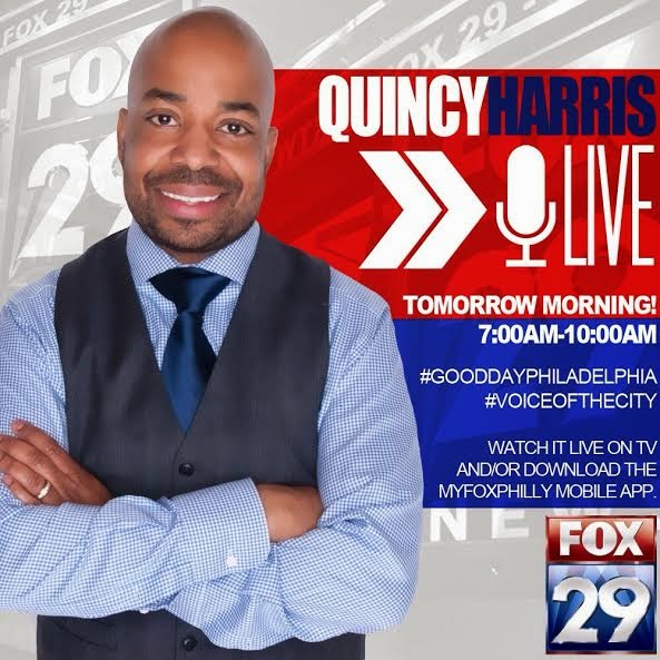 identity ink: Quincy Harris Live Fox 29 7:00am - 10:am