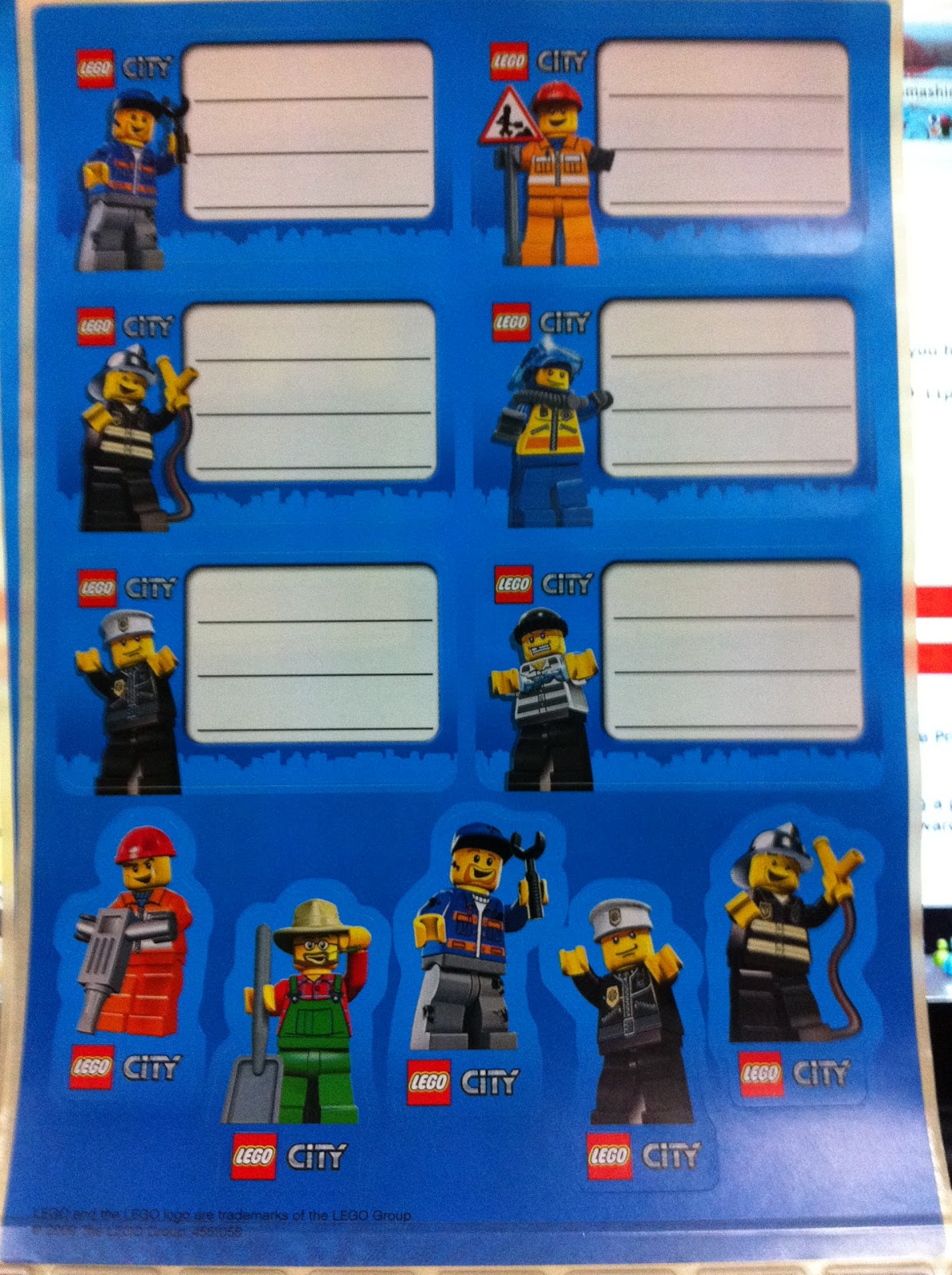 My Favourite: Lego City Sticker