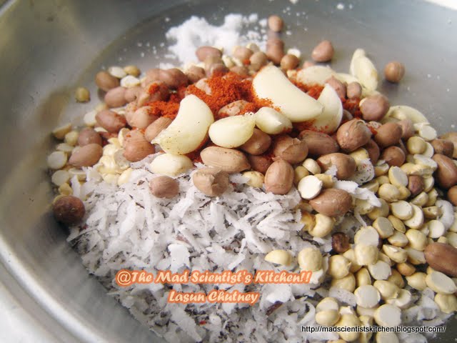 Lasun Chutney or Garlic Chutney - The Mad Scientists Kitchen