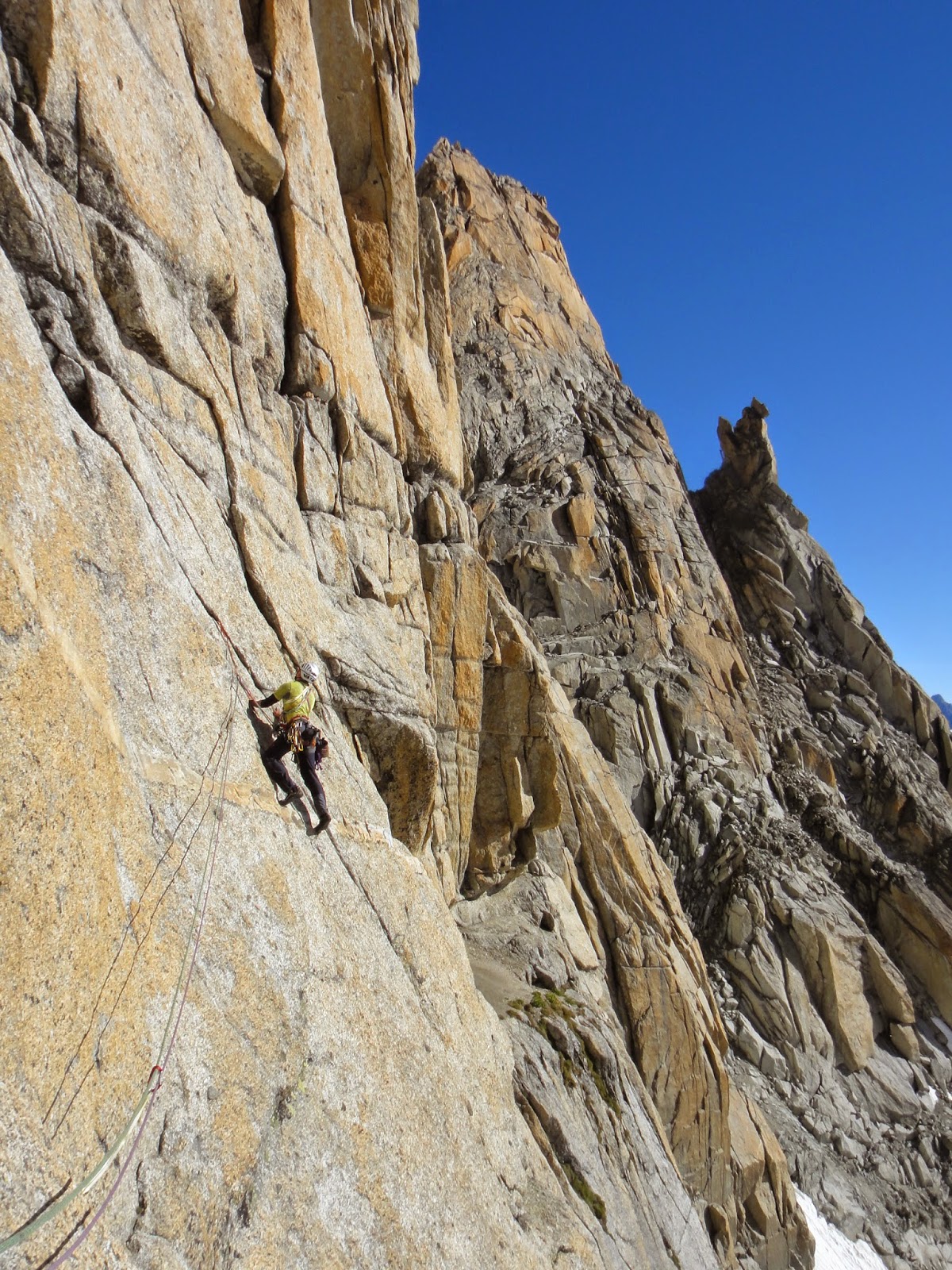 Grand Capucin 3838 mts, "Via Bonatti-Ghigo"