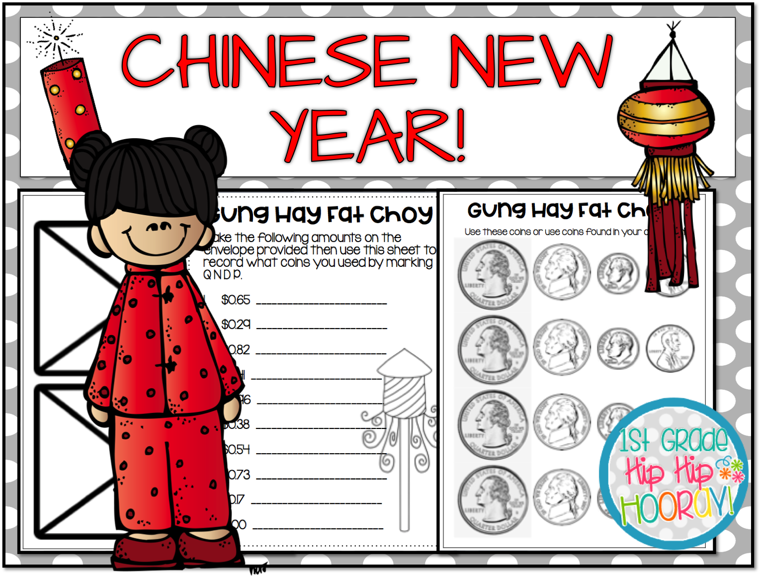1st Grade Hip Hip Hooray!: Chinese New Year February 16th
